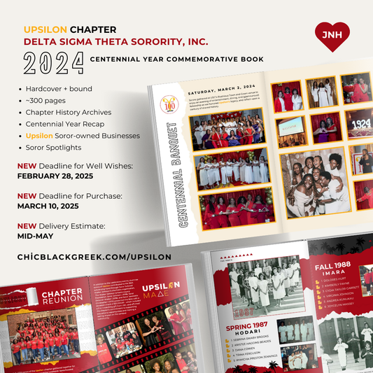 Upsilon Chapter | 2024 Centennial Book – Chic Black Greek